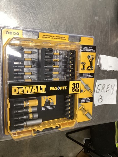 Set of 30 Pieces DeWalt MAXFIT Magnetic Screw Lock Impact Drill Driver ...