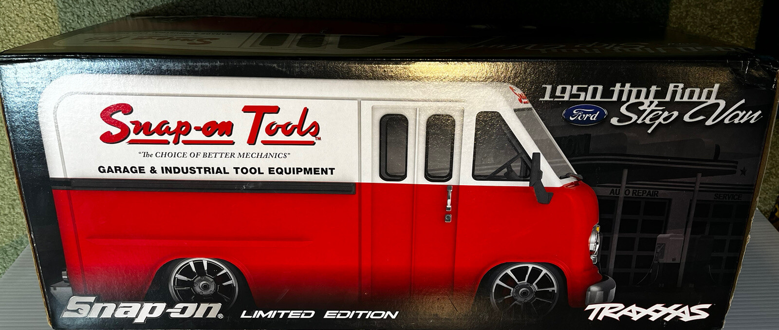 Sealed Traxxas 1950 Hot Rod Ford Snap-On Tools 1:10 Scale 4WD RC Van 24 ...