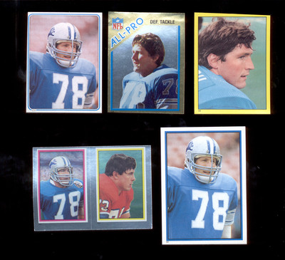 1982-84 Topps DOUG ENGLISH Detroit Lions Sticker Lot All Pro Foil | eBay