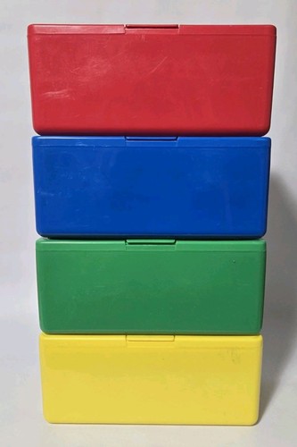 Vtg Chubs Stackables 4 Building Blocks Canister Baby Wipe Containers ...