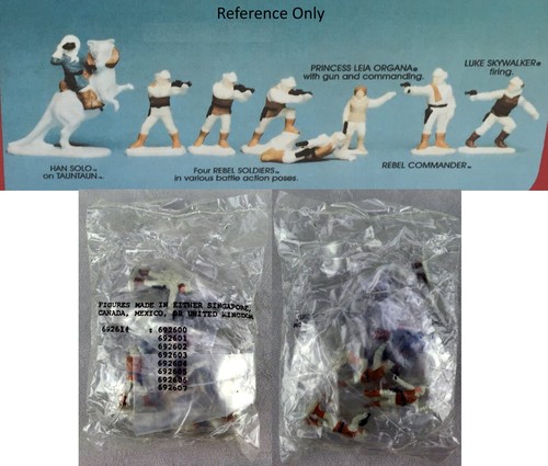 Star Wars Kenner Die-Cast Set x8 1982 Micro Collection Hoth Ion Cannon ...
