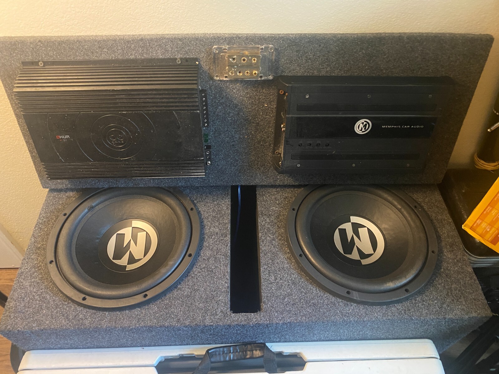 Memphis 12' Subwoofers + amp kit + pioneer radio | eBay