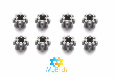 Genuine LegoⓇ 8x Dark Grey 8 tooth Gears Type 2 - 10928 - Free Postage ...