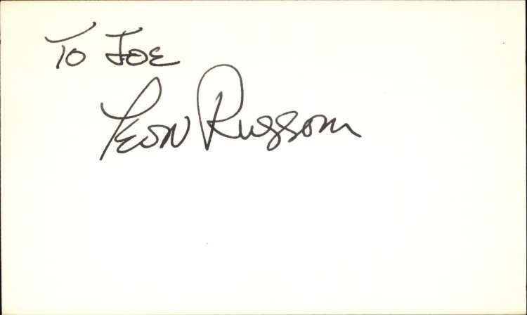 Leon Russom True Grit True Grit Signed Movie Film Script Screenplay X8