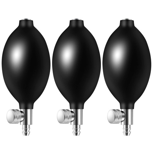 3 Pcs Blood Pressure Inflation Bulb Pump with Release Valve Replacement ...