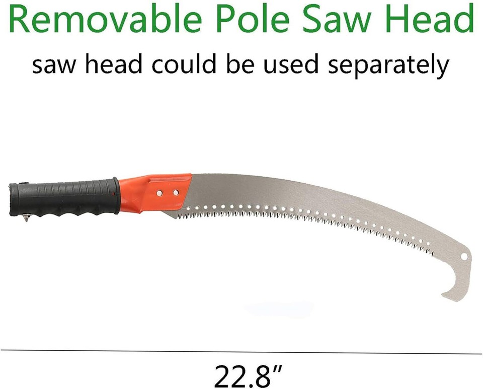 Extendable Manual Pole Saw Tree Trimming Pruner With 7.5FT Extension ...