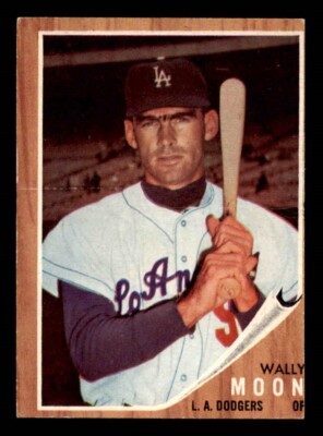 1962 Topps Baseball #190 Wally Moon VG/EX *d5 (with cap) | eBay