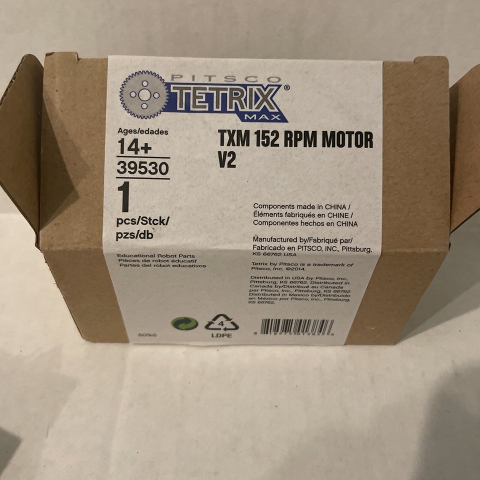 PITSCO TETRIX MAX #39530 152RPM Motor V2 - NEW | eBay