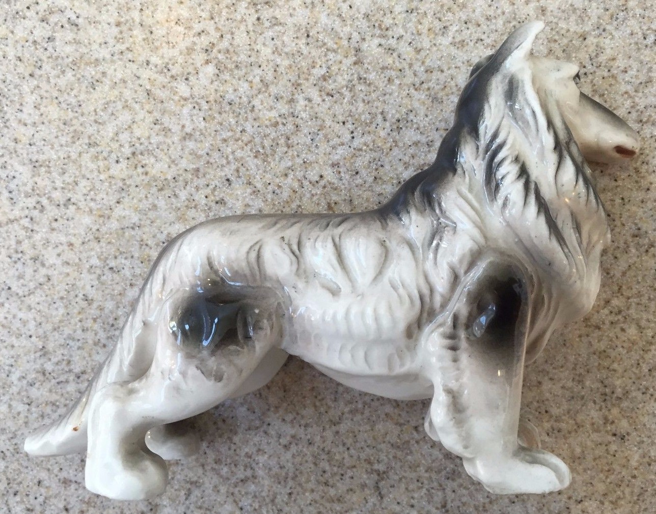 Vintage Betson's Hand Painted Porcelain China Dog Figurine - Free USA ...