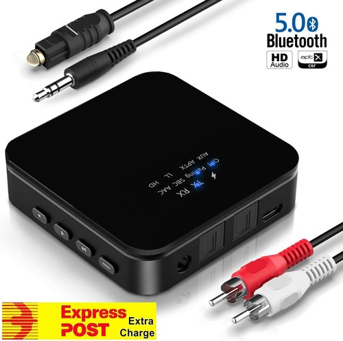Bluetooth 5.0 Wireless Transmitter Adapter Audio Optical RCA for TV ...