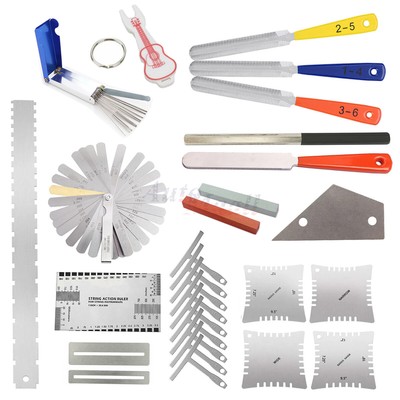 Guitar Luthier Tools File Fret Crowning Dressing Rocker Straight Edge ...