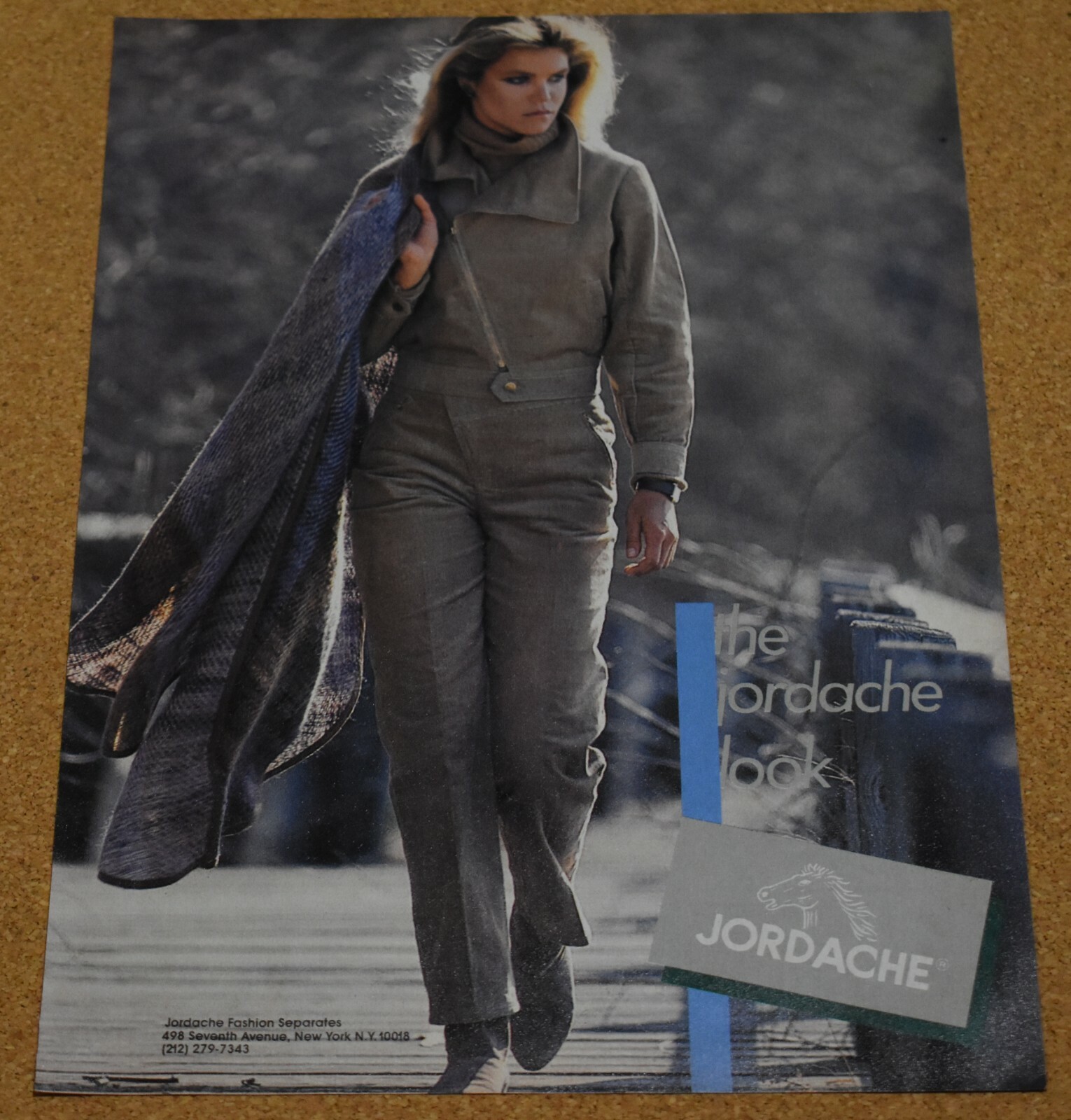 1982 Print Ad Jordache clothing fashion style woman lady pants blonde ...