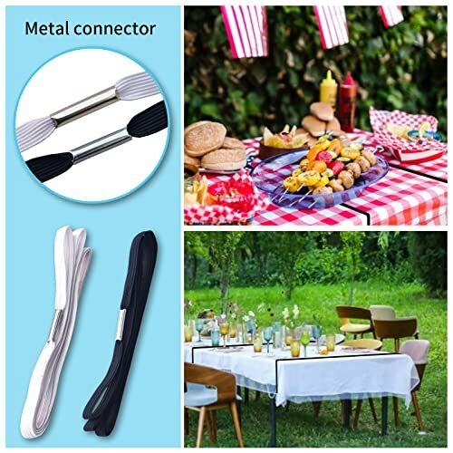 Table Bungees Tablecloth Strap Band Elastic Table Cloth Bands ...