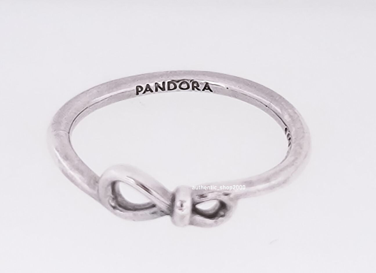 NEW 100% Authentic PANDORA 925 Silver Infinity Symbol Knot Ring ...