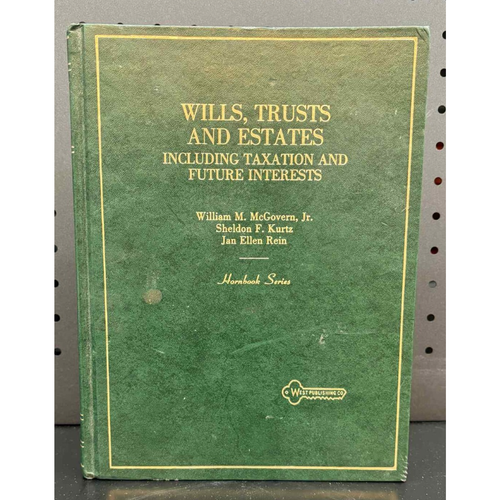Wills Trusts and Estates Including Taxation and Future Interests | eBay