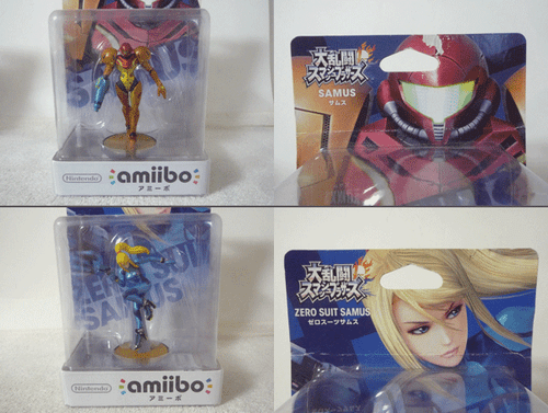 amiibo Samus & Zero Suit Samus 2 Figure Set Nintendo Switch New | eBay