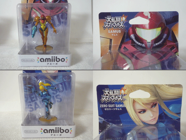 amiibo Samus & Zero Suit Samus 2 Figure Set Nintendo Switch New | eBay