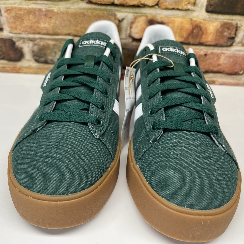 Adidas 3.0 Daily Mens Size 9 Sneaker IF7487 Collegiate Green Gum Skate ...