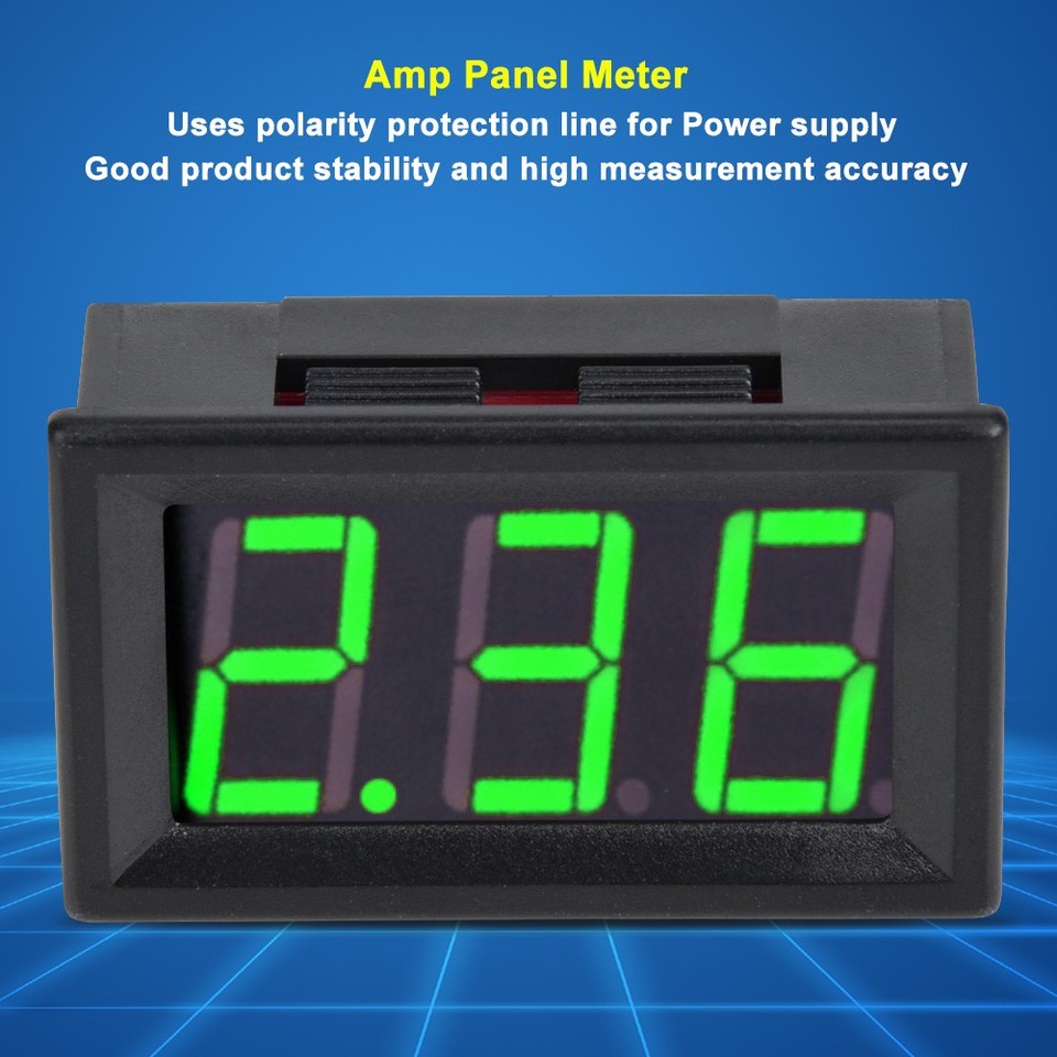 Amp Panel Meter Display Panel 1.89x0.87x1.14in For Home SP5 | eBay UK