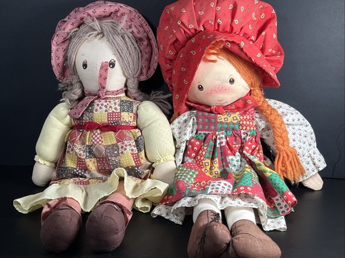 2 Holly Hobbie Rag Dolls 18”/20” Cuddle Wit AmToy Vtg 80’s READ | eBay