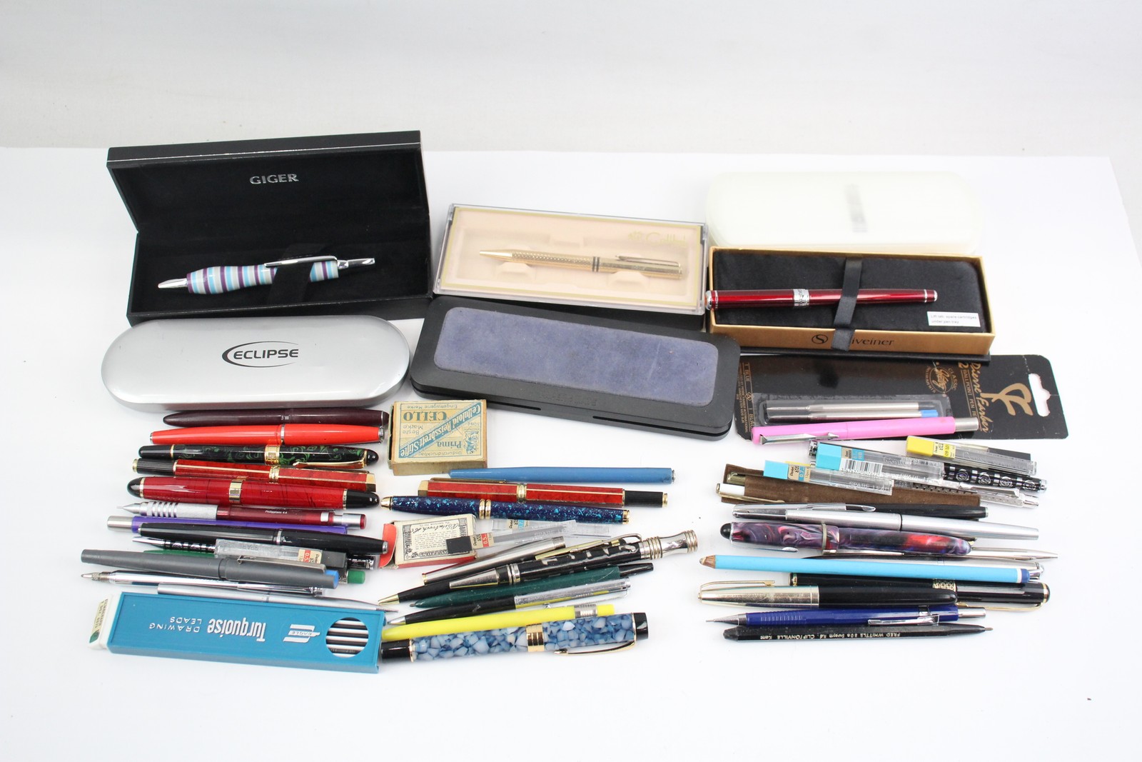 Writing Instruments Assorted Inc Fountain Pens Ballpoint Biro ...