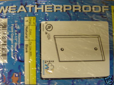 1 GANG WEATHERPROOF BLANK COVER FOR BELL BOX | eBay