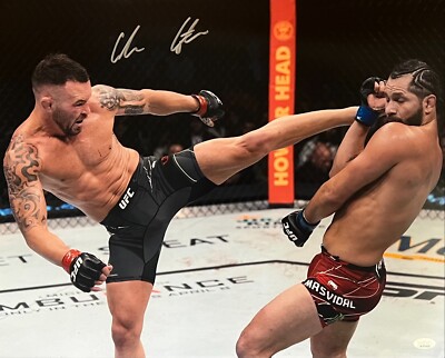 Colby Covington autographed signed 16x20 photo UFC JSA Witness Jorge ...