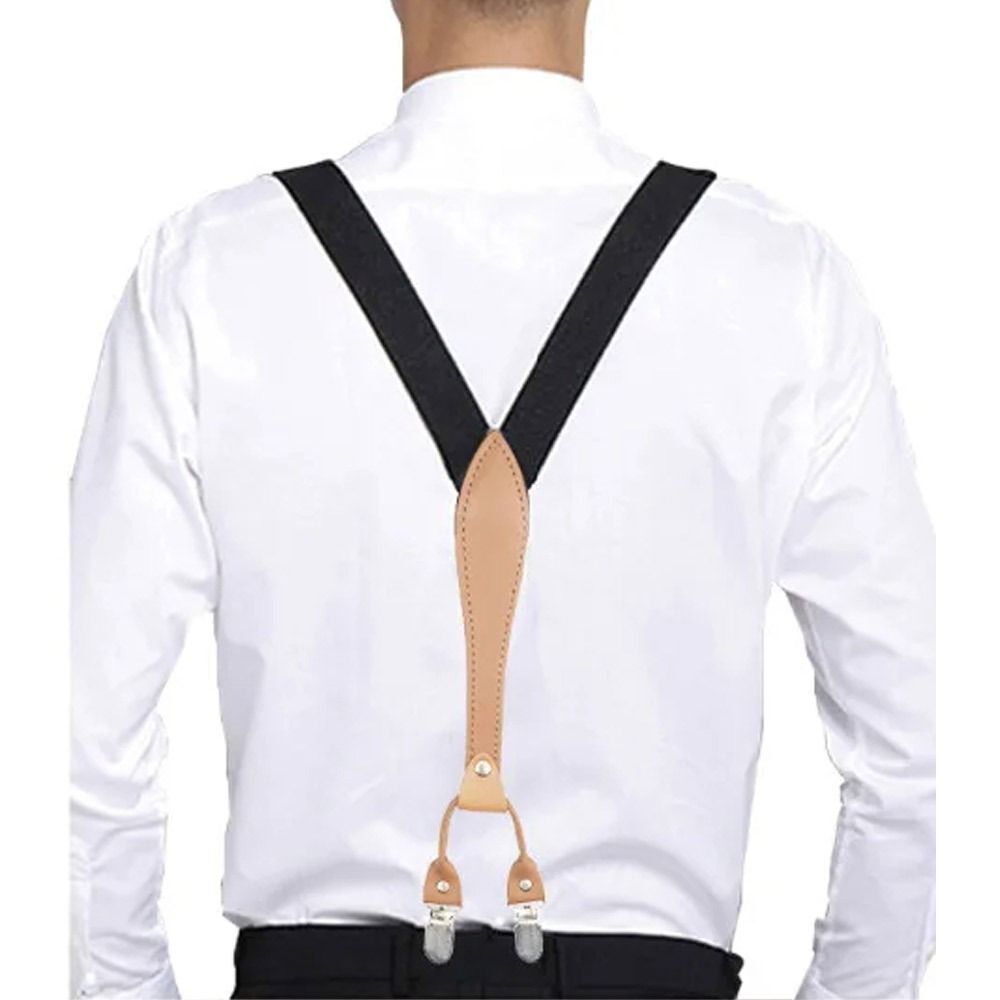 Y Shape Elastic Braces Adjustable Trouser Straps Belt Men Women | eBay ...