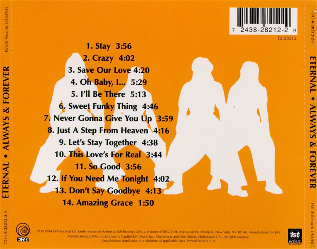 ETERNAL - ALWAYS & FOREVER NEW CD 724382821229| eBay
