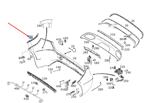 MERCEDES+a+246+885+01+21+Mounting+Rail for sale online | eBay
