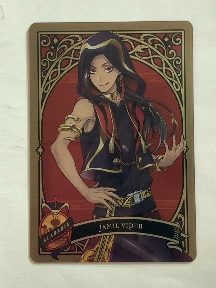 Jamil Viper Disney Twisted Wonderland Plastic card Japanese collection ...