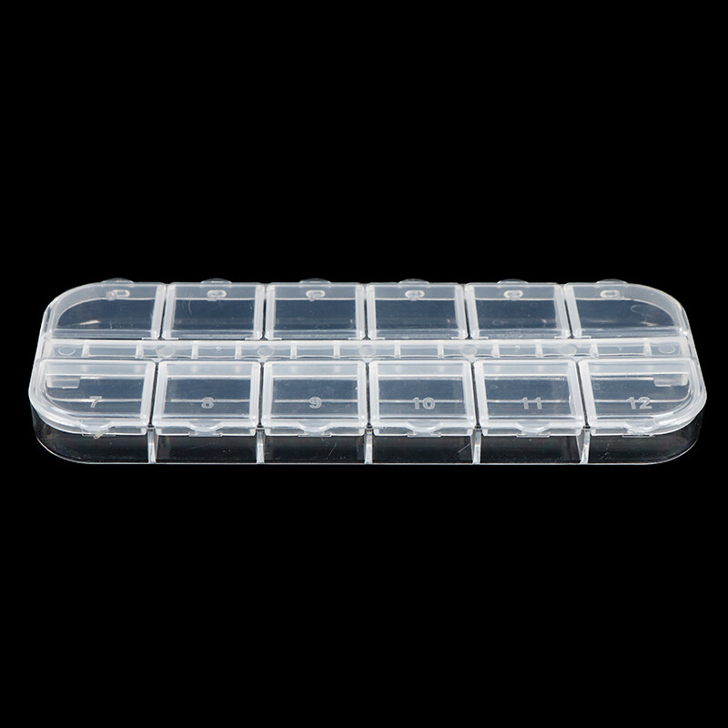 1PC Dental Storage Box 12 Container Dental Orthodontic Brackets Bands ...