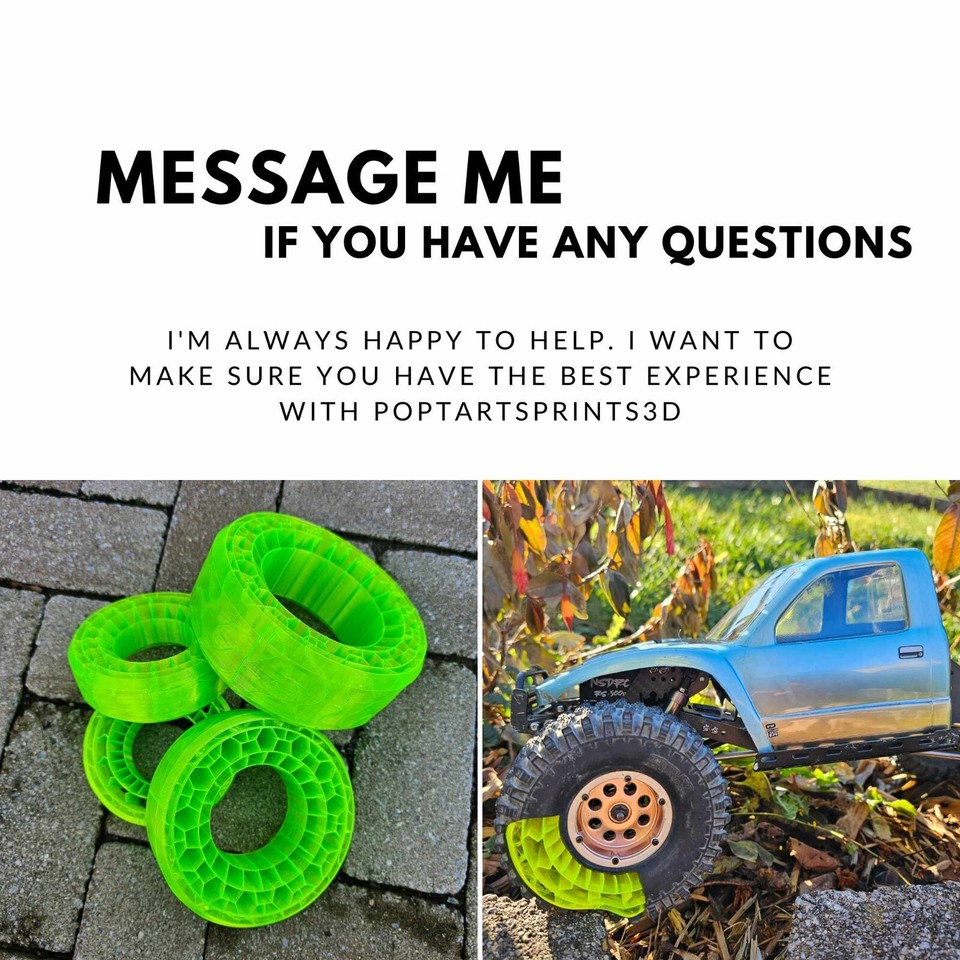 RC crawler 3D Printed Tire Foam 1.9 Proline KO2 | All 4 inserts ...