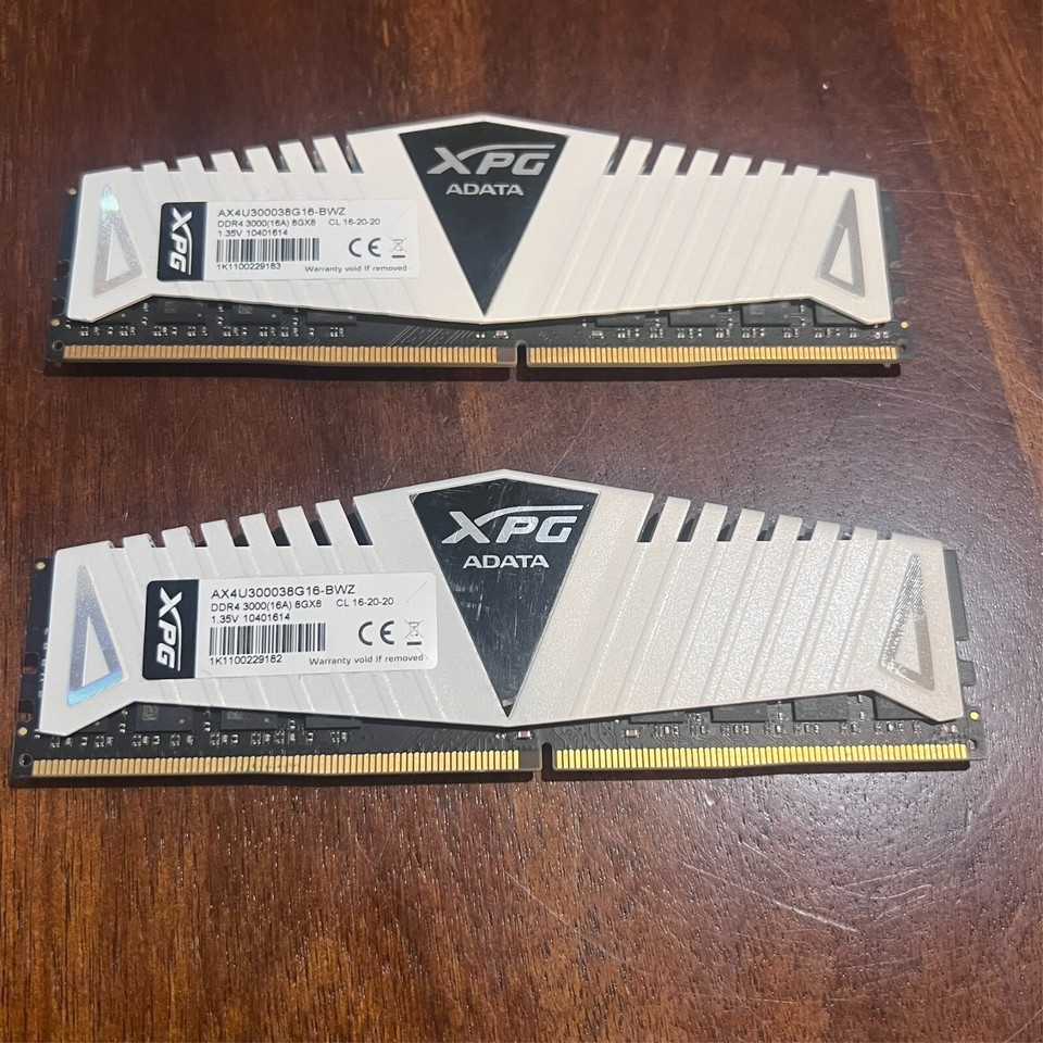 XPG ADATA 16GB DDR4 3000MHZ Ram - 2 Sticks 8GB 30000(16A) - Free ...