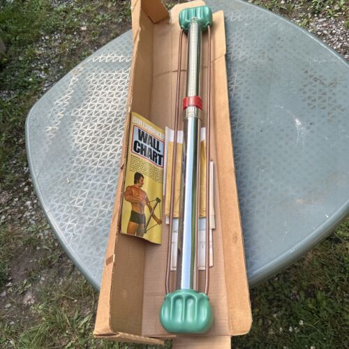 Vtg New 35" Bullworker Powermeter Heavy Duty Isometric Exercise Bar ...