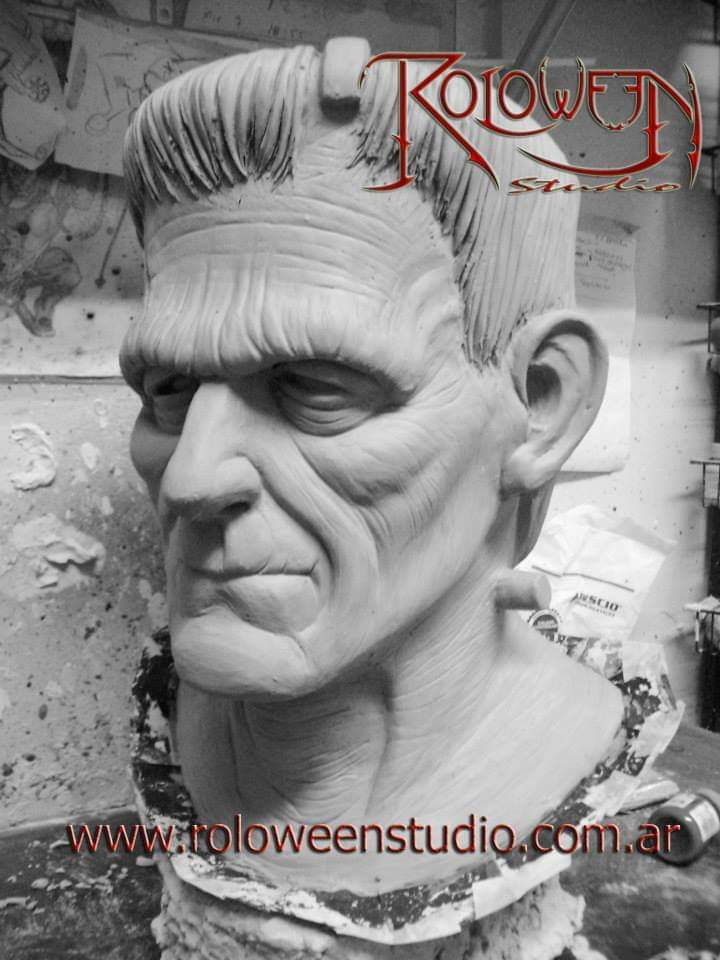 Frankenstein Boris Karloff latex mask / Universal Monsters / Halloween ...