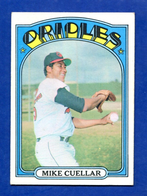 1972 TOPPS #70 MIKE CUELLAR VGEX 2 | eBay