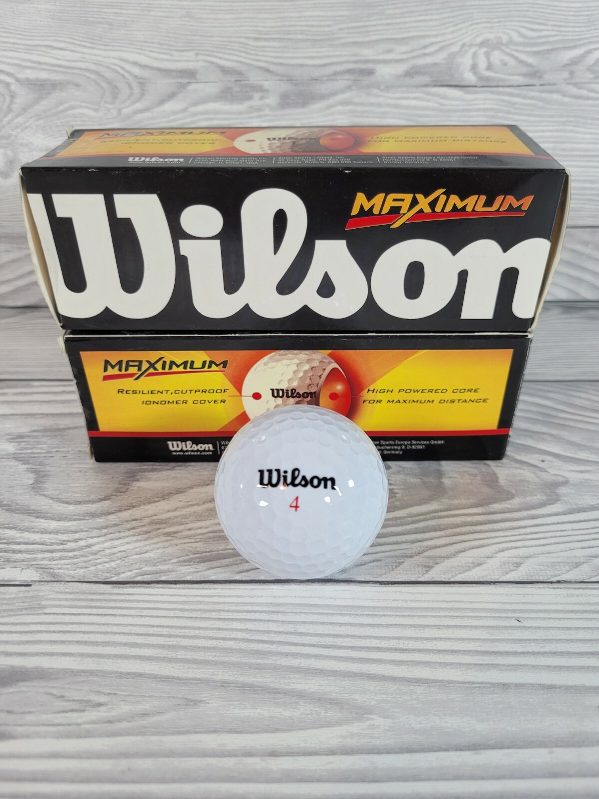 3X Wilson Maximum Pack Of 3 Golf Balls - for sale online | eBay