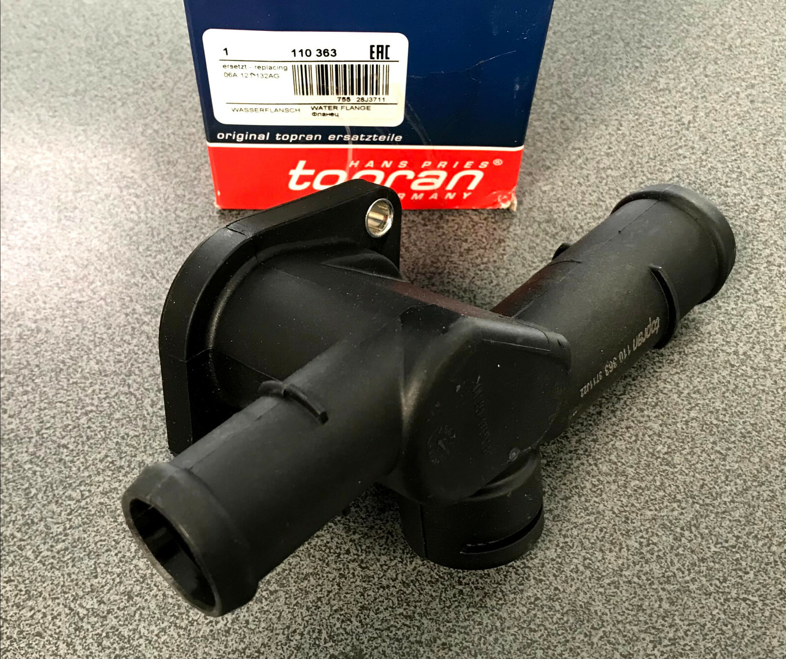 Audi A3 VW Golf Engine Coolant Water Outlet Rear Coolant Flange ...