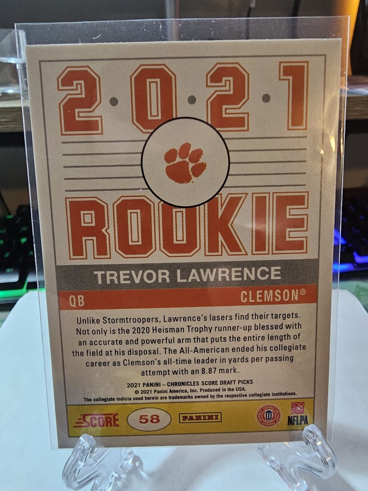 2021 Panini Score Chronicles #58 Trevor Lawrence Score Retro NM | eBay