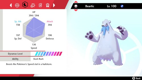 Shiny Beartic Pokemon Sword and Shield Perfect IV 🚀 Fast Delivery 🚀 | eBay