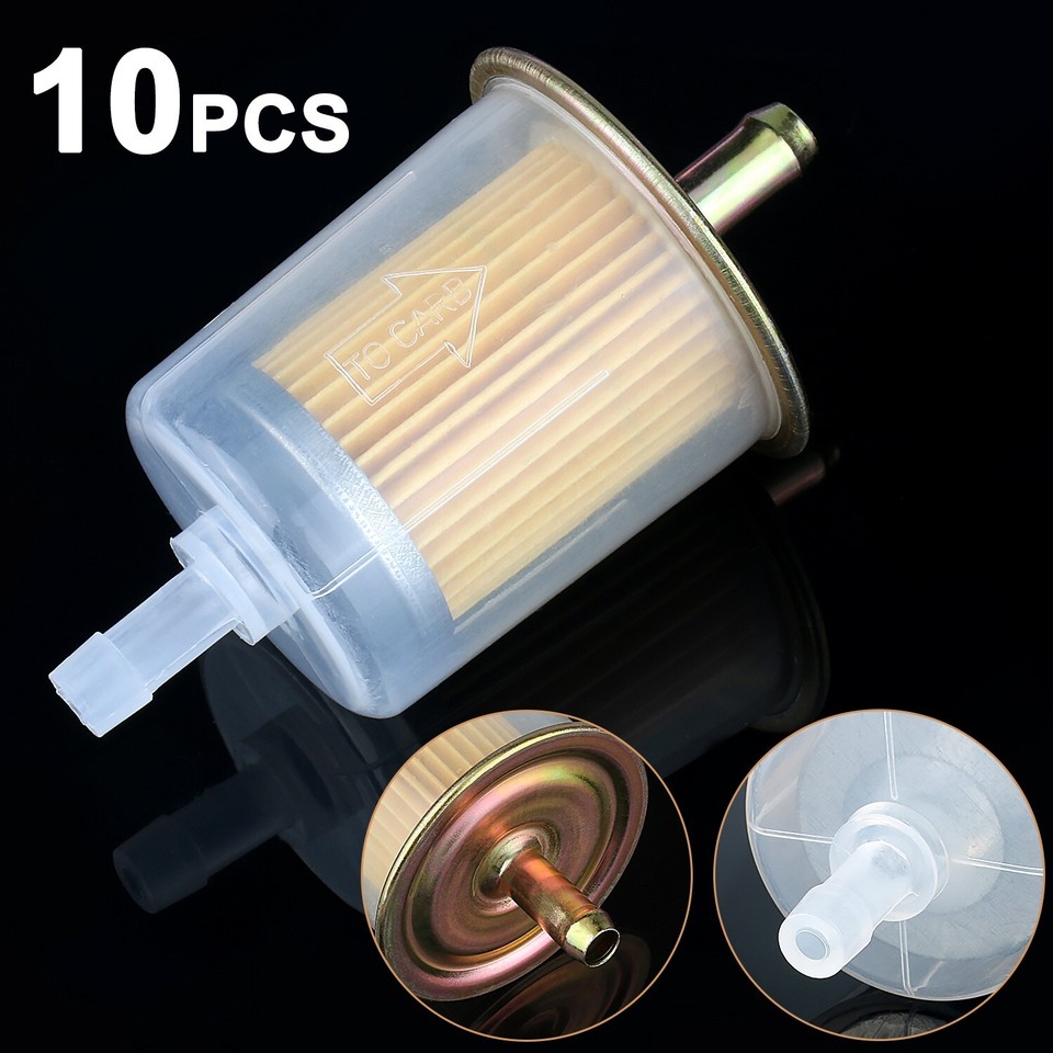 10PCS 5/16" Inline Fuel Filters - High Performance Gas Line Filters for ...