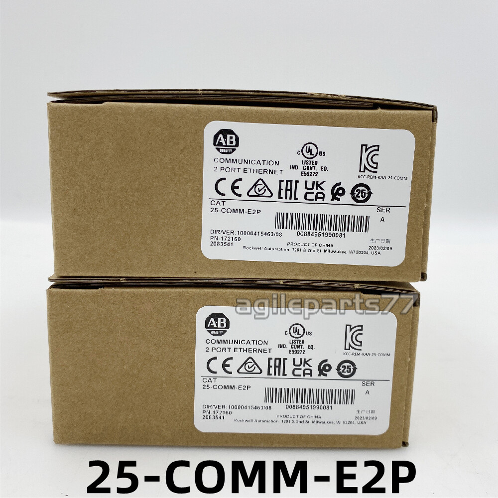 AB 25-COMM-E2P PowerFlex 520 Dual Port Ethernet Adapter New Factory ...