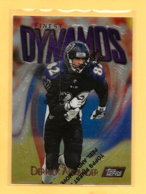 DERRICK ALEXANDER - 1997 Topps Finest "Dynamos" - #7 - Ravens - MINT | eBay