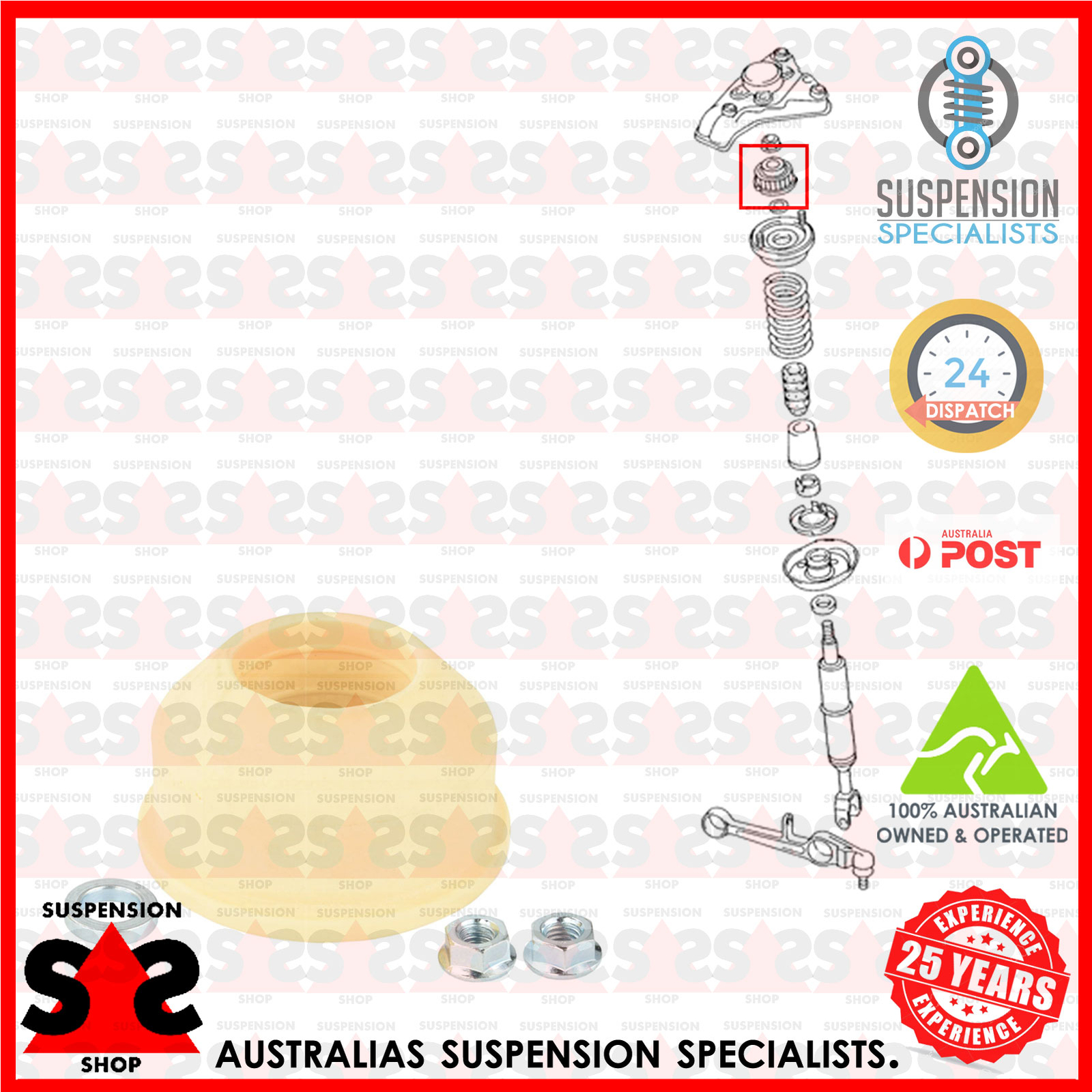 Front Axle Rubber Buffer, Suspension Suit VW Passat B5.5 Variant (3B6 ...