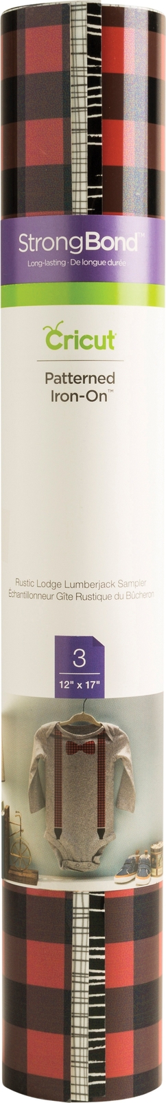 Cricut Patterned Iron-On Vinyl Sampler 12"X17" 3/Pkg-Lumberjack 2008403 ...
