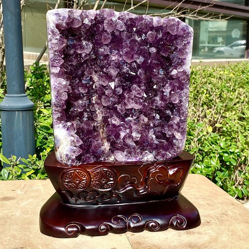 23.25LB Natural Brazilian Amethyst Crystal Point Stone Cluster Quartz ...
