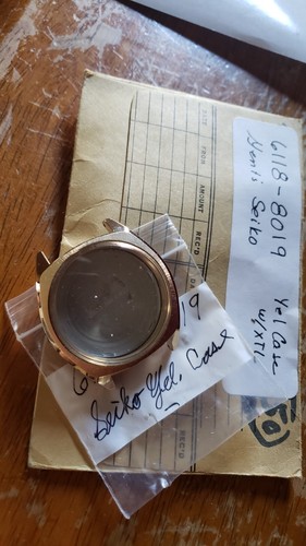 NEW Vintage 1980's Men's Seiko Gold Watch case back & Crystal XLT ...