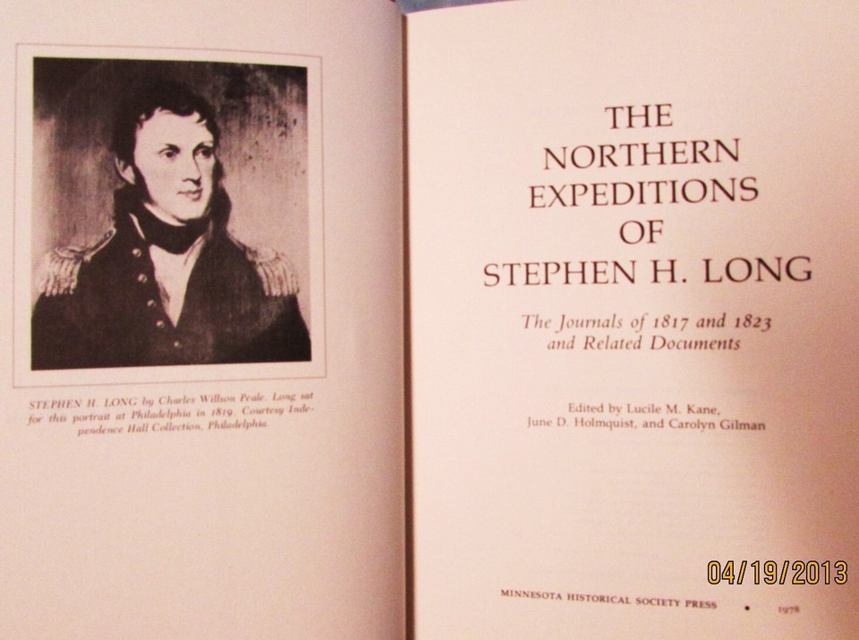 THE NORTHERN EXPEDITIONS OF STEPHEN H. LONG--HC/DJ/1st/SIGNED X 3 | eBay