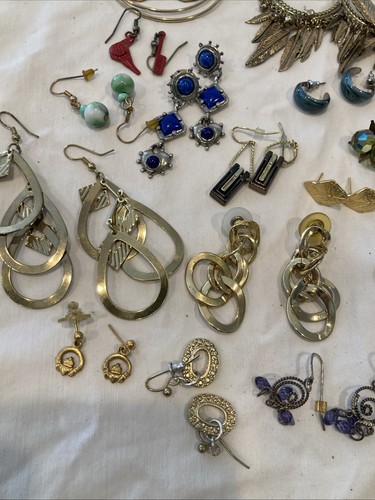 25 Pair Earrings Pierced Lot New, Vintage, Many Styles Some May Be ...